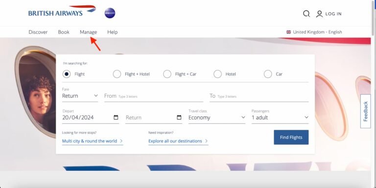 How to manage British Airways booking in 2025